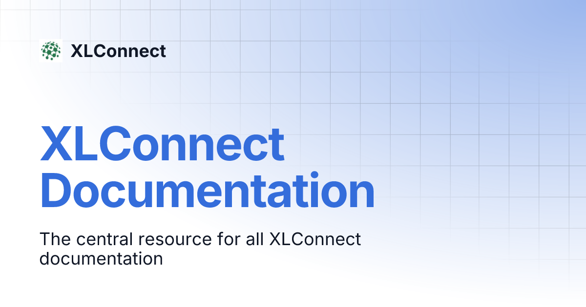 XLConnect Documentation | XLConnect