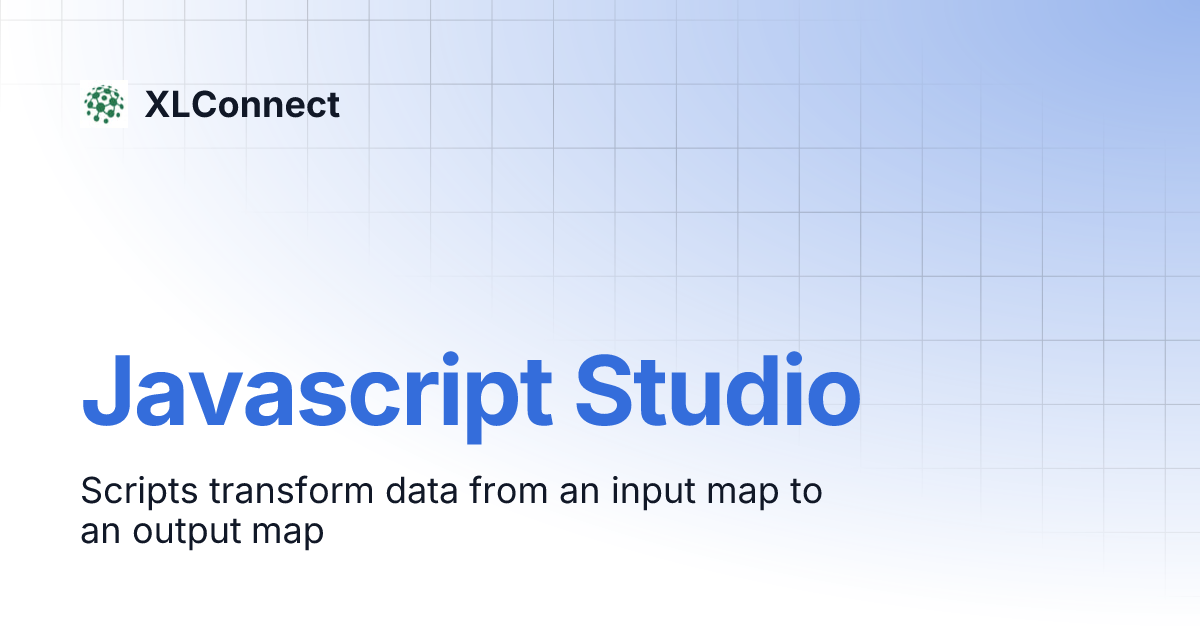 Javascript Studio | XLConnect